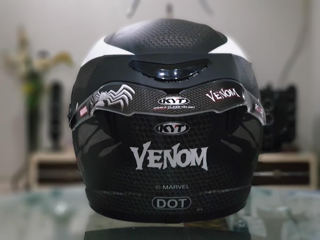 Kyt full face venom ..Original Limited edition Marvel Venom ...