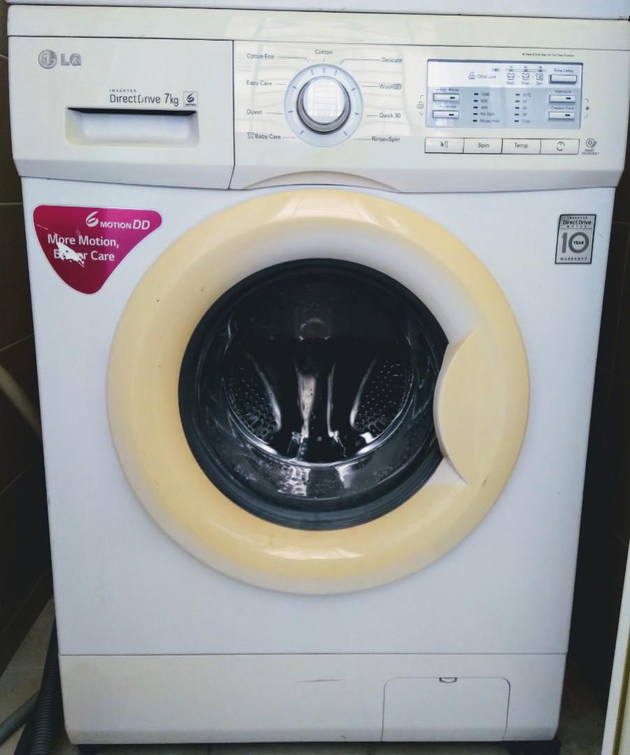 LG Washing Machine 7kg, TV & Home Appliances, Washing Machines and ...