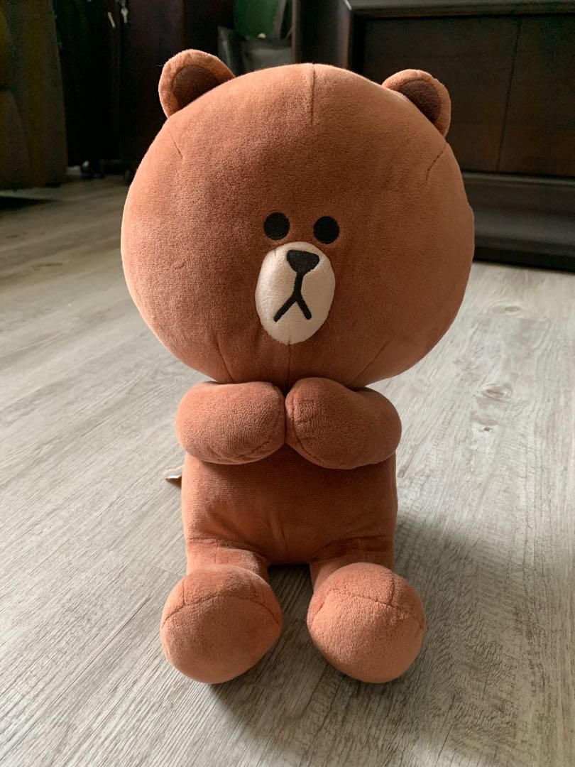 Line Brown Bear, Hobbies & Toys, Toys & Games on Carousell