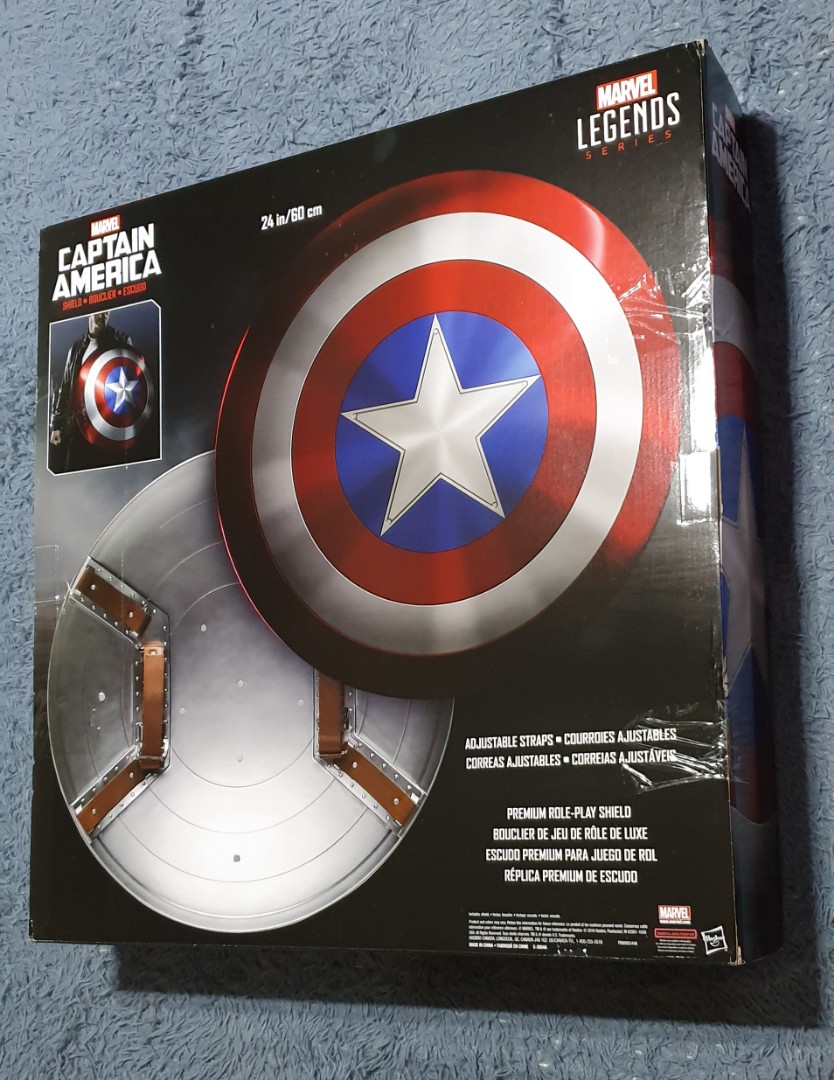 Marvel Legends Series Captain America Shield (24in/60cm) - Avengers ...