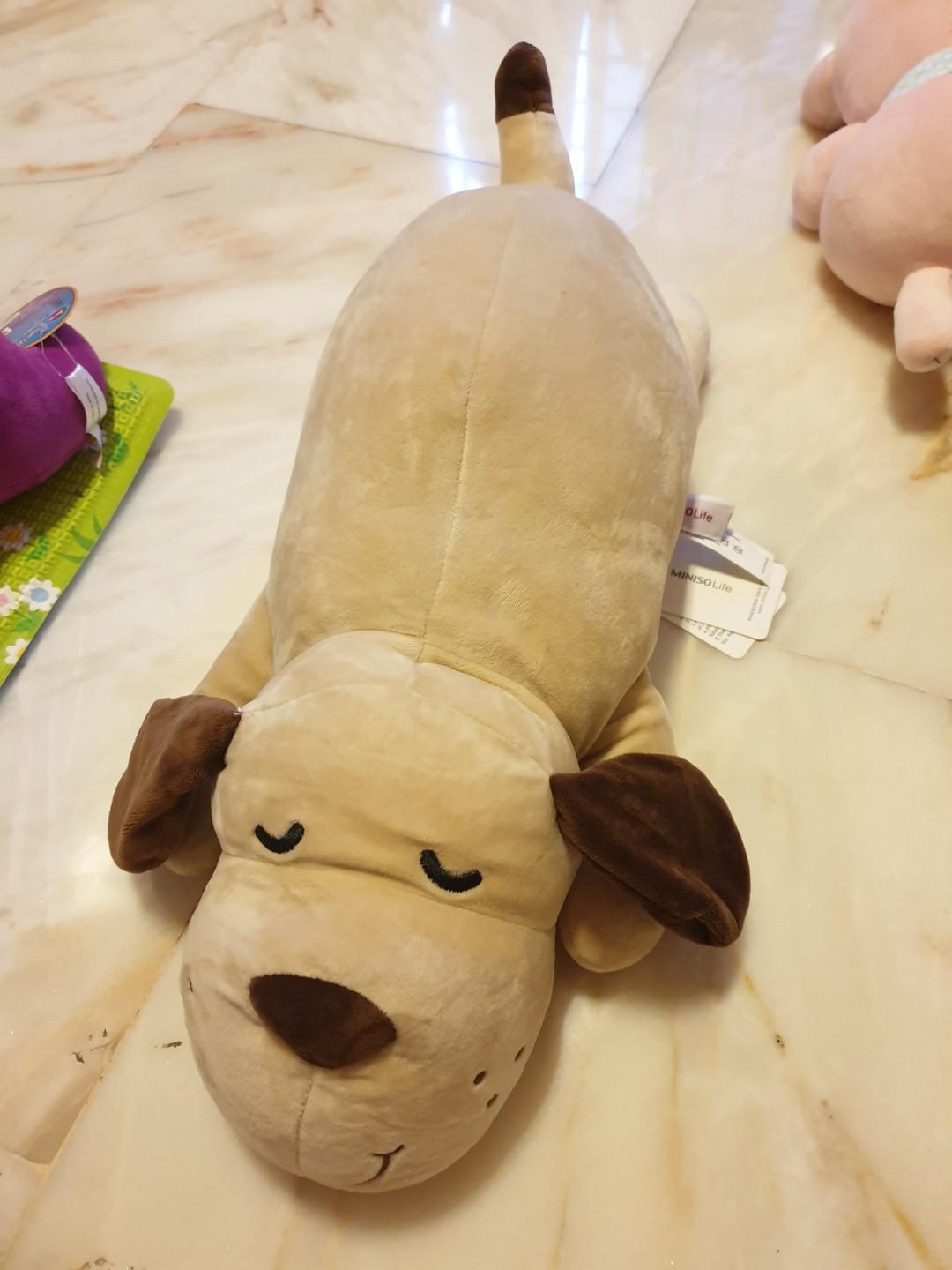 Miniso dog soft toy plush new with tag, Hobbies & Toys, Toys & Games on ...