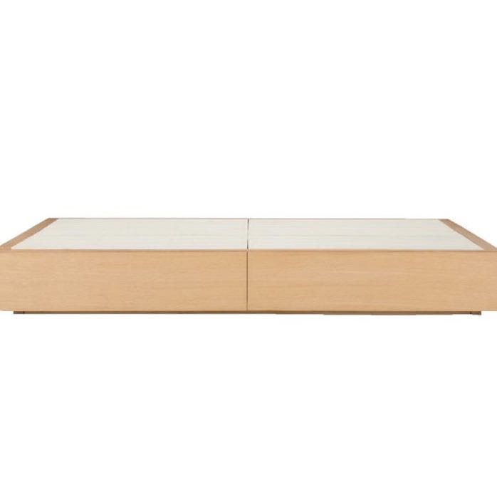 Muji Storage Bed - Light Oak Single, Babies & Kids, Baby Nursery & Kids ...