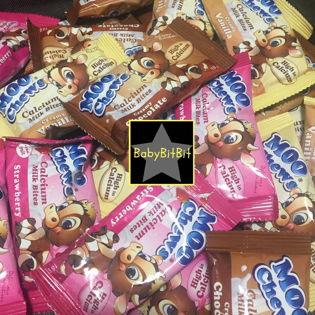New Zealand Moo Chews calcium milk Bites, 嘢食 & 嘢飲, 包裝食品 - Carousell