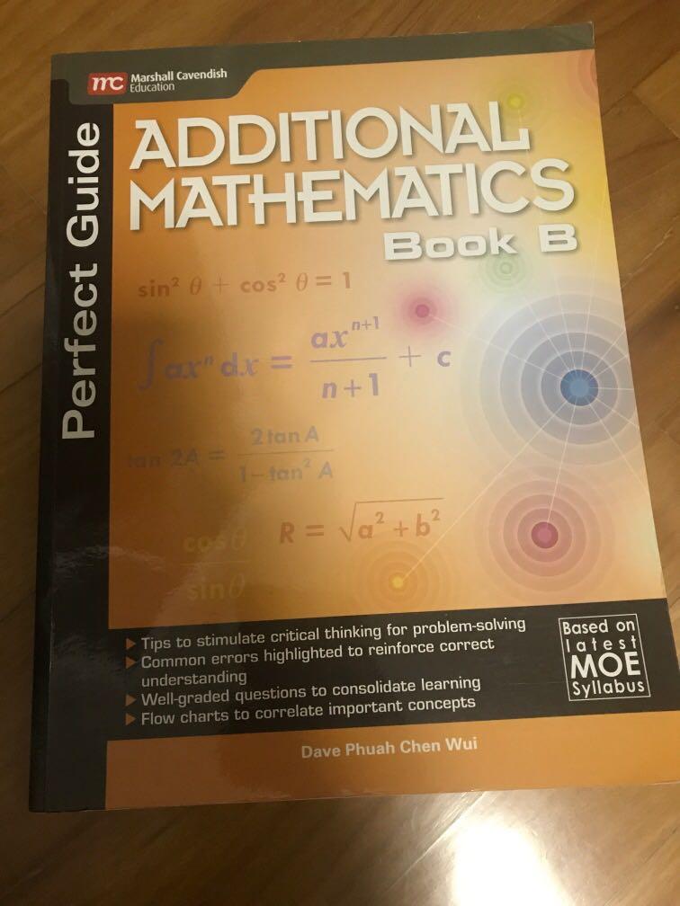 Perfect guide Additional mathematics Book A and B, Hobbies & Toys ...
