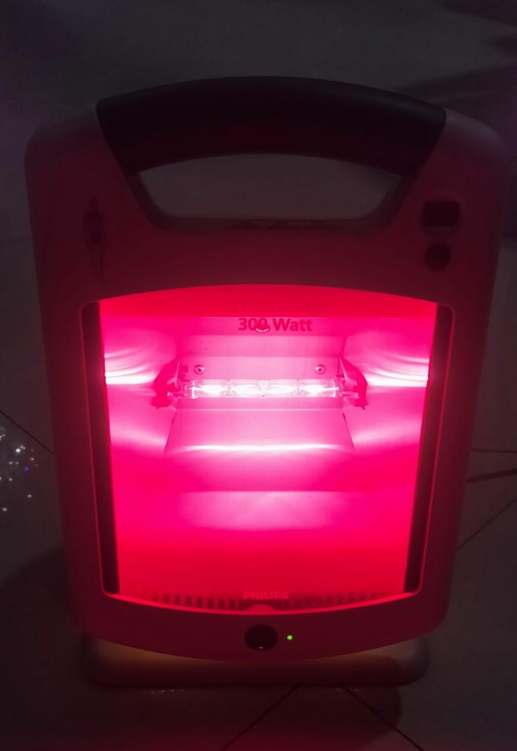 Philips InfraCare Infrared Lamp 300w, Health & Nutrition, Thermometers ...