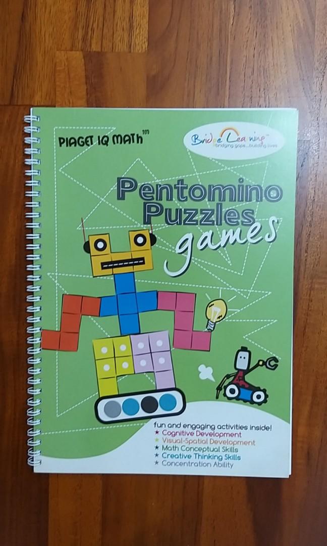 Piaget IQ Math - Pentomino Puzzles Games, Hobbies & Toys, Toys & Games ...