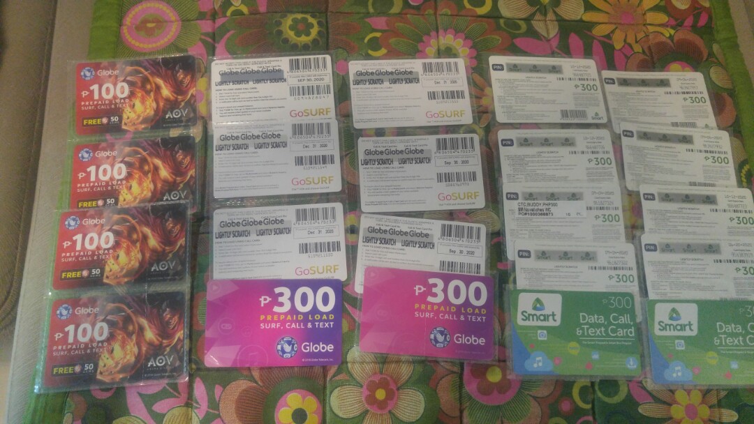 Prepaid Card (Globe & Smart), Mobile Phones & Gadgets, Mobile & Gadget ...