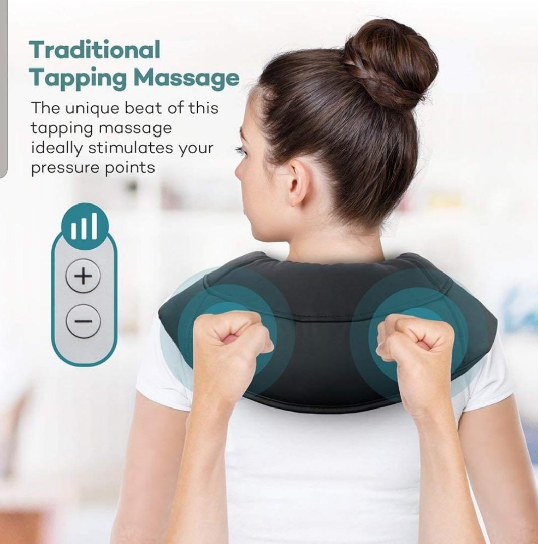 Sable Neck & Back Tapping Massager SA-PCA005, Health & Nutrition ...