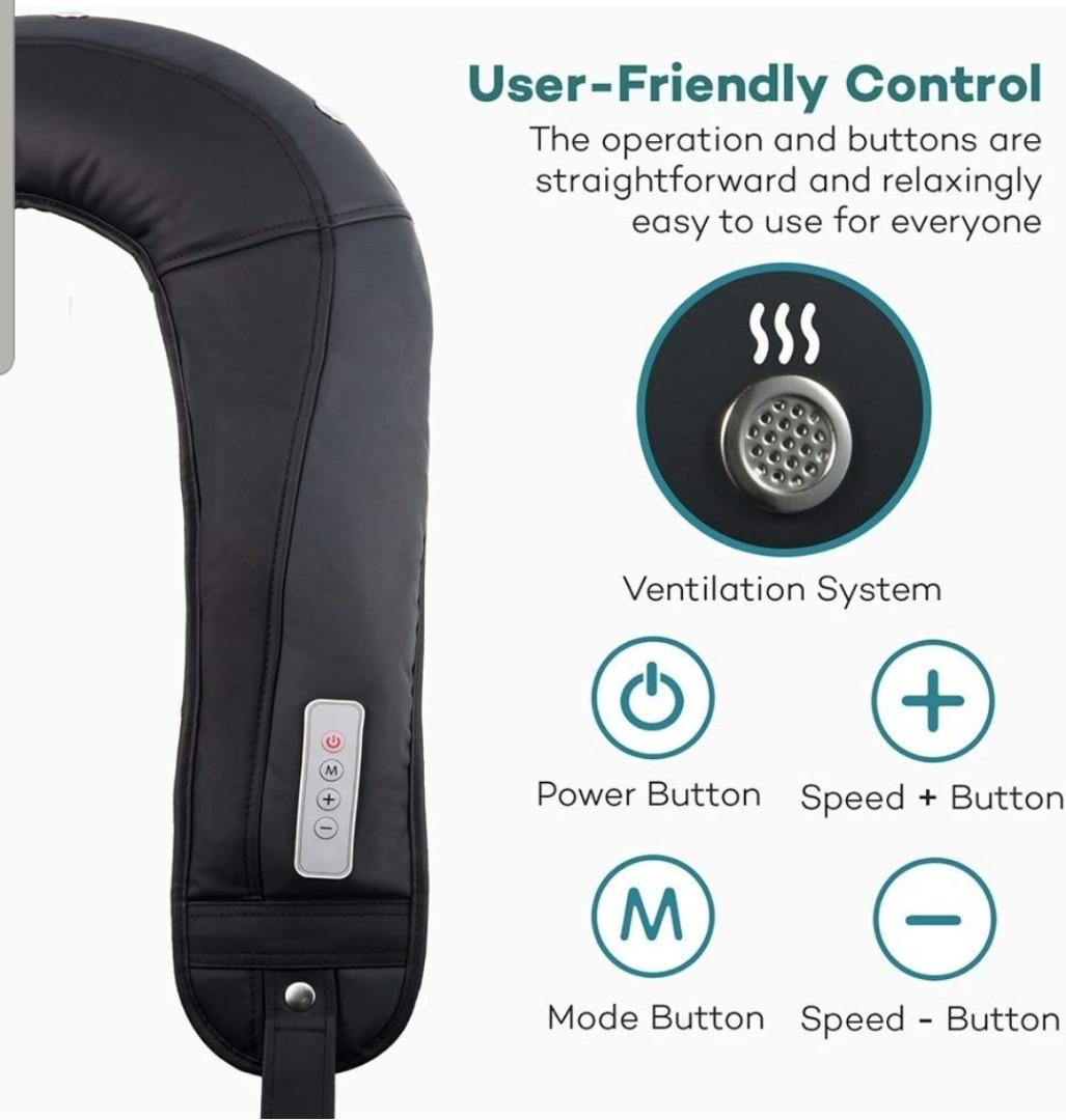 Sable Neck & Back Tapping Massager SA-PCA005, Health & Nutrition ...