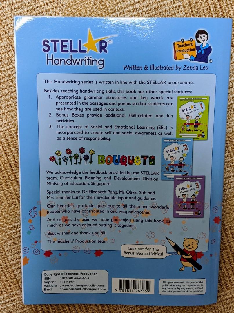 Stellar Handwriting 2, Hobbies & Toys, Books & Magazines, Assessment ...
