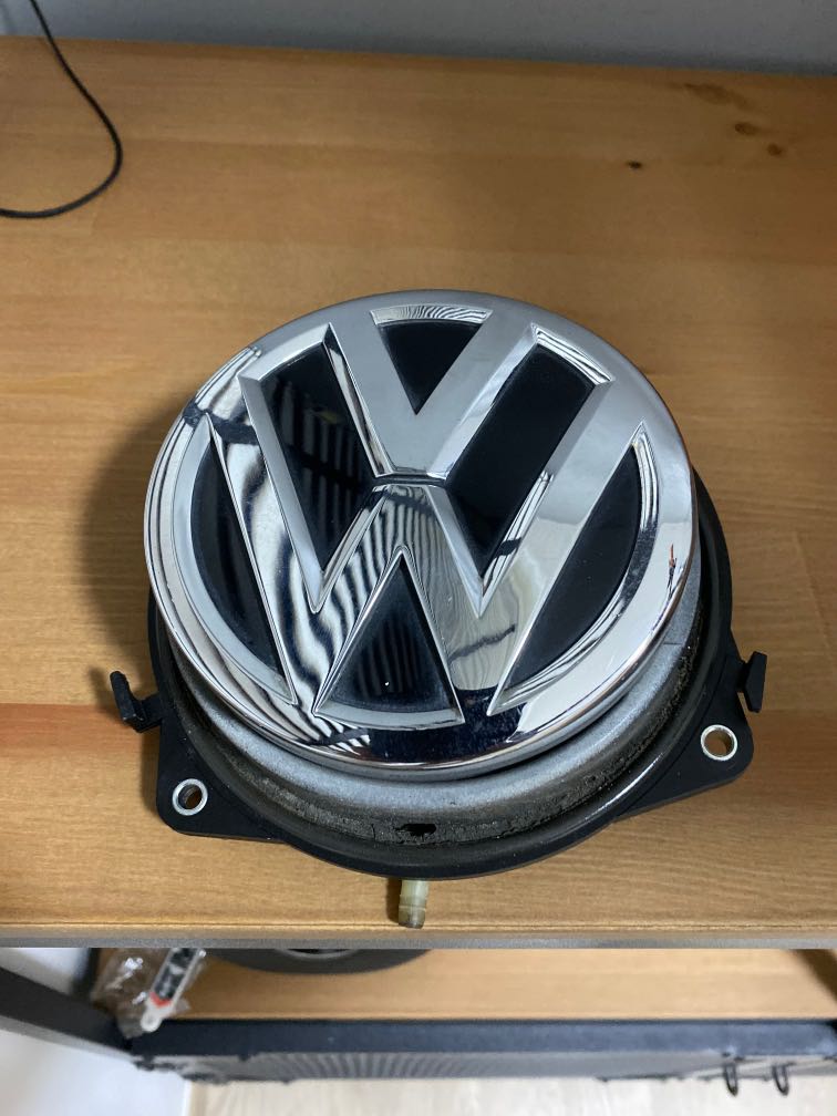 VW MK7 rear hatch latch logo, Car Accessories, Accessories on Carousell
