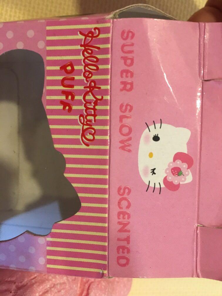 1x Hello Kitty strawberry puff, Babies & Kids, Baby Nursery & Kids ...