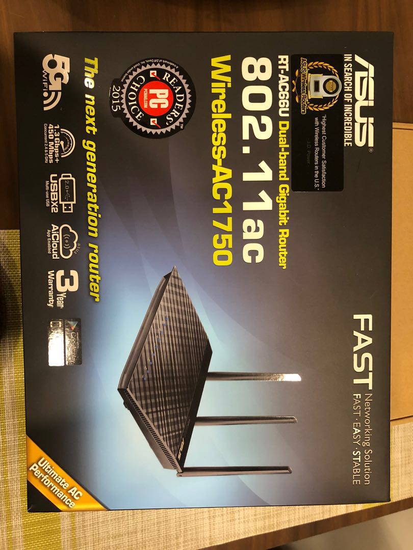 Asus RT-AC1750 Router, Computers & Tech, Parts & Accessories ...