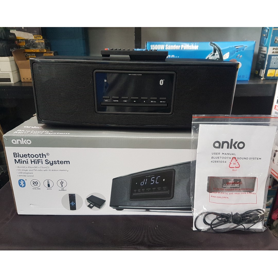 Bluetooth Mini Hi Fi System Anko, Audio, Soundbars, Speakers ...