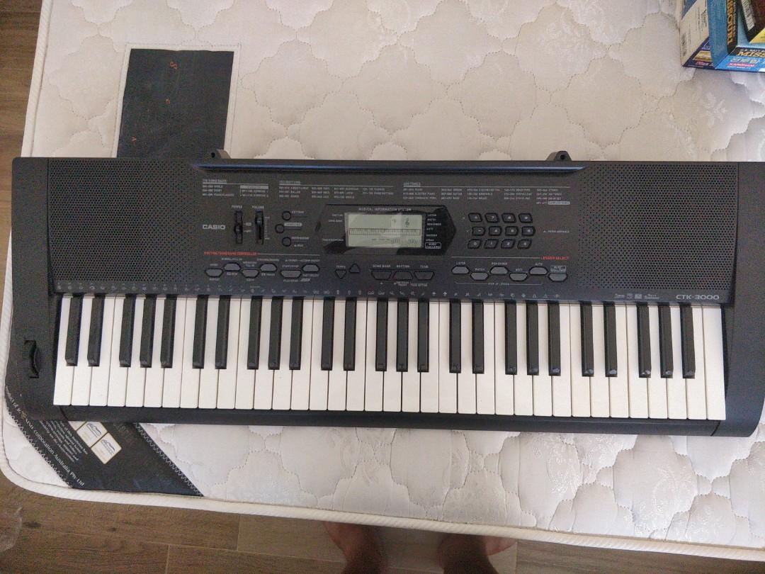 Casio Keyboard CTK-3000, Hobbies & Toys, Music & Media, Musical ...