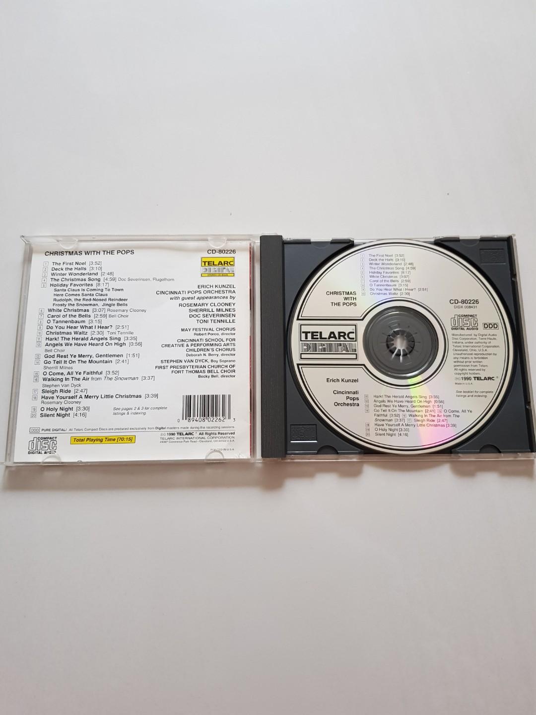 CD Christmas With The Pops (Telarc), Music & Media, CDs, DVDs & Other ...