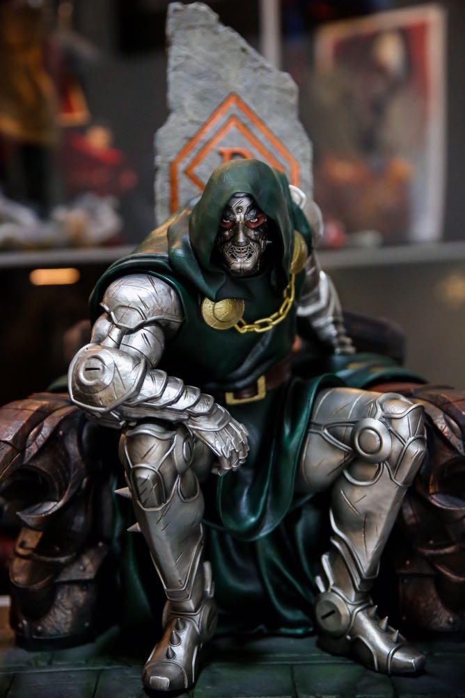 Dr Doom On Throne Statue Sideshow, Hobbies & Toys, Toys & Games on ...