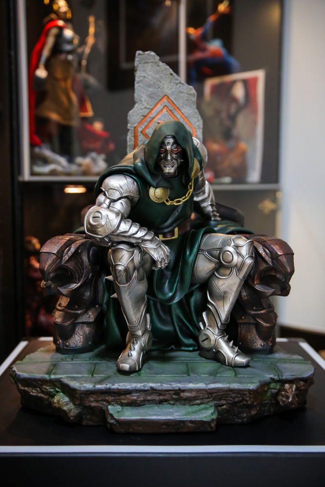 Dr Doom On Throne Statue Sideshow, Hobbies & Toys, Toys & Games on ...