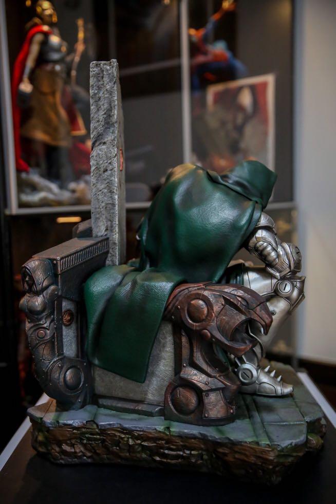 Dr Doom On Throne Statue Sideshow, Hobbies & Toys, Toys & Games on ...