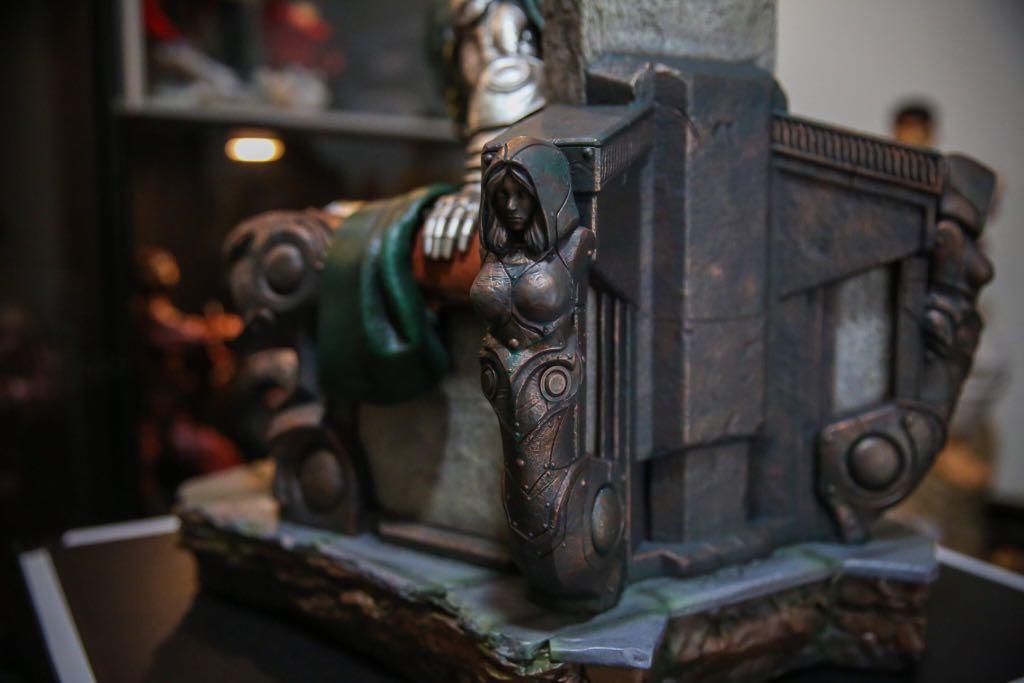 Dr Doom On Throne Statue Sideshow, Hobbies & Toys, Toys & Games on ...