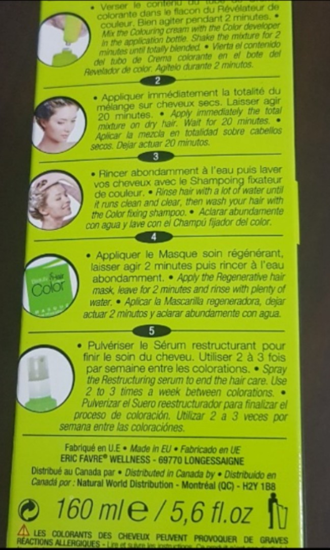 Eric Favre Beauty Hair Color Hair Dye, Beauty & Personal Care, Hair on ...