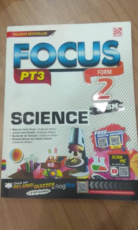Focus Pt3 Form 2 Science Kssm Hobbies And Toys Books And Magazines Textbooks On Carousell