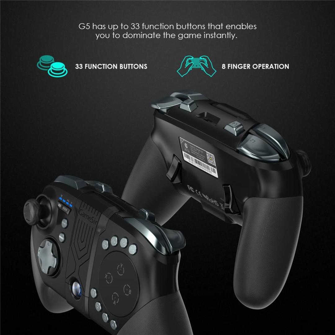 GameSir G5 MOBA Trackpad Touchpad Gaming Controller Wireless Gamepad ...