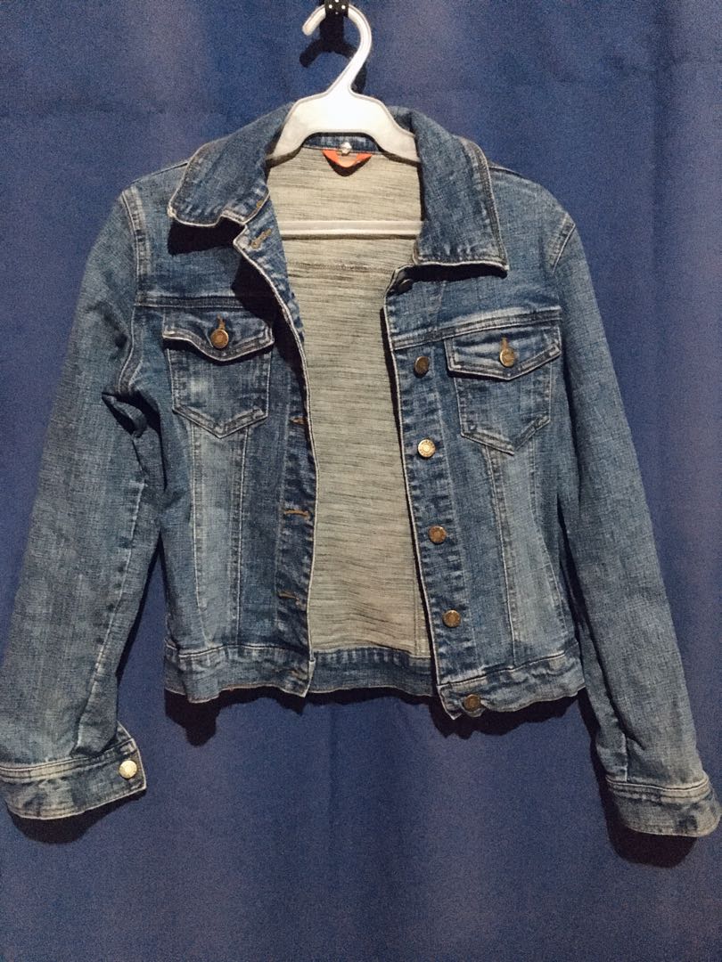 HQ Denim Jacket, Women's Fashion, Coats, Jackets and Outerwear on Carousell