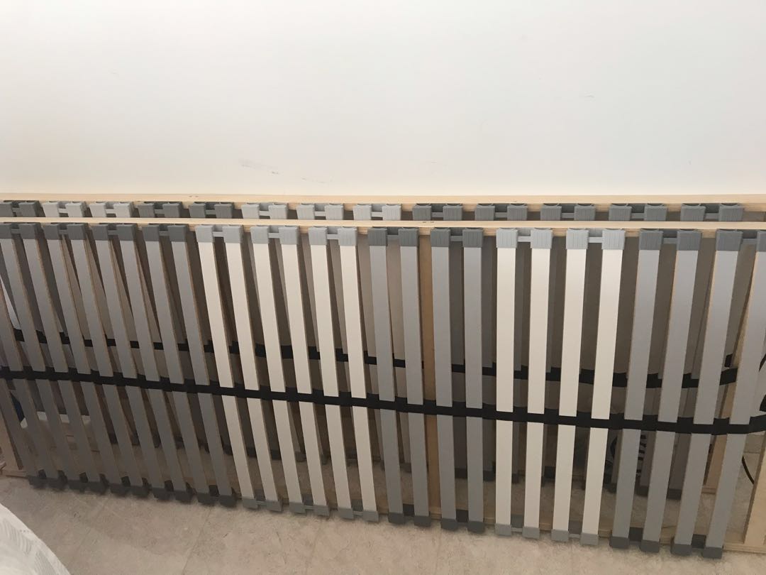Ikea Lonset slatted queen size ( 150* 200) bed base, Furniture, Beds ...