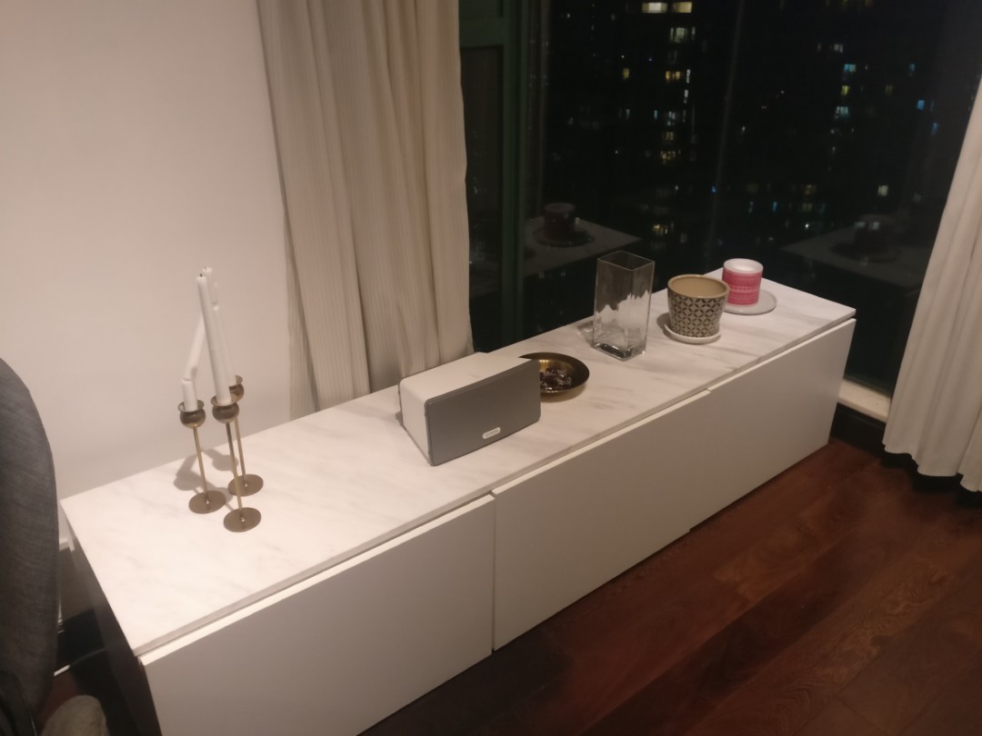 IKEA TV Console (without marble), Furniture & Home Living, Furniture ...