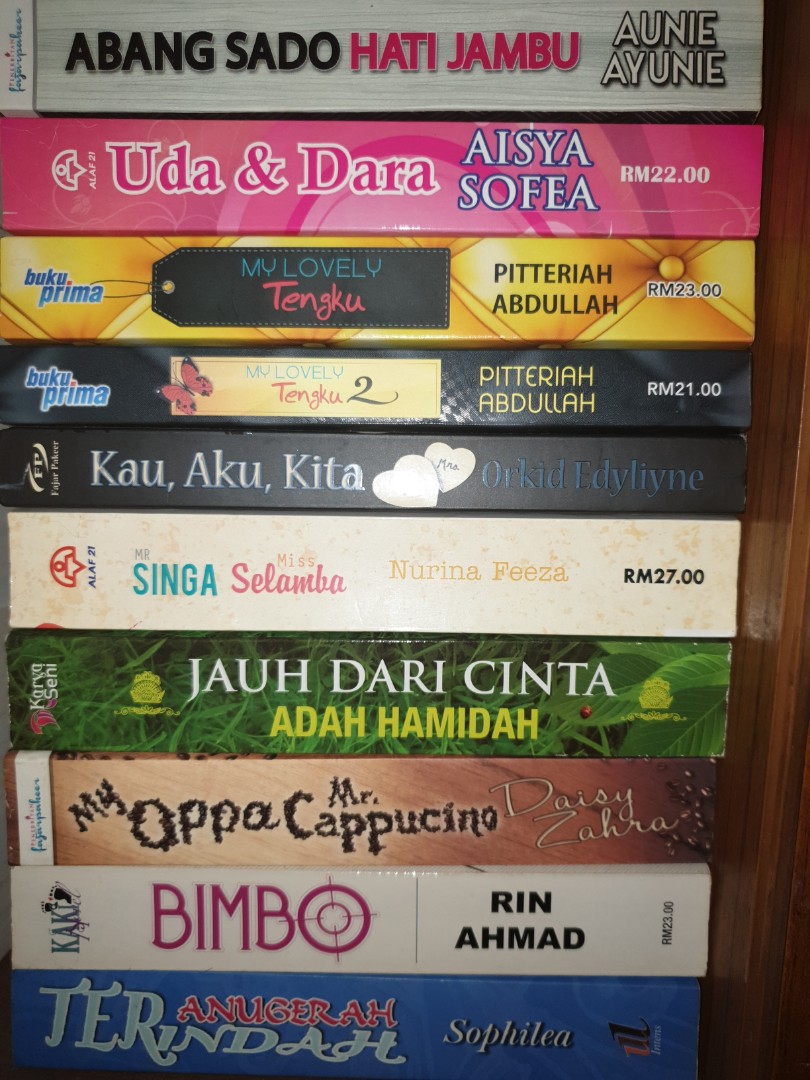 Malay used novels, Hobbies & Toys, Books & Magazines, Fiction & Non ...