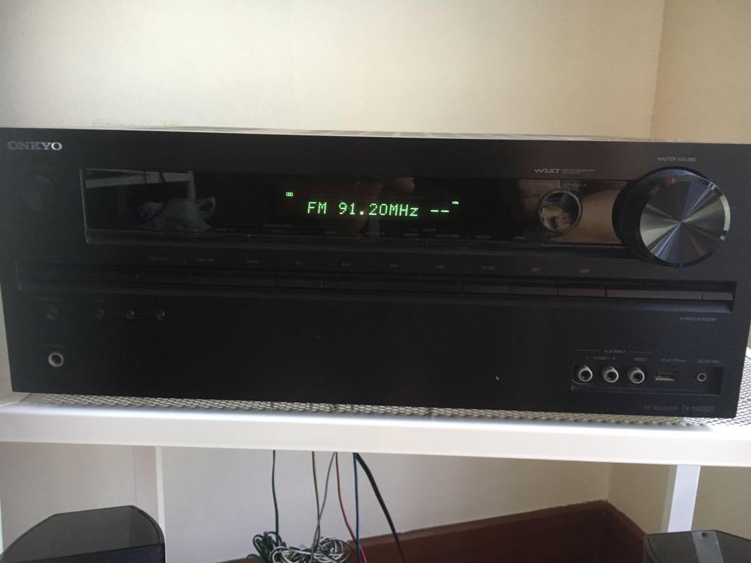 Onkyo home theatre system 5.1 speaker + subwoofer, Audio, Soundbars ...