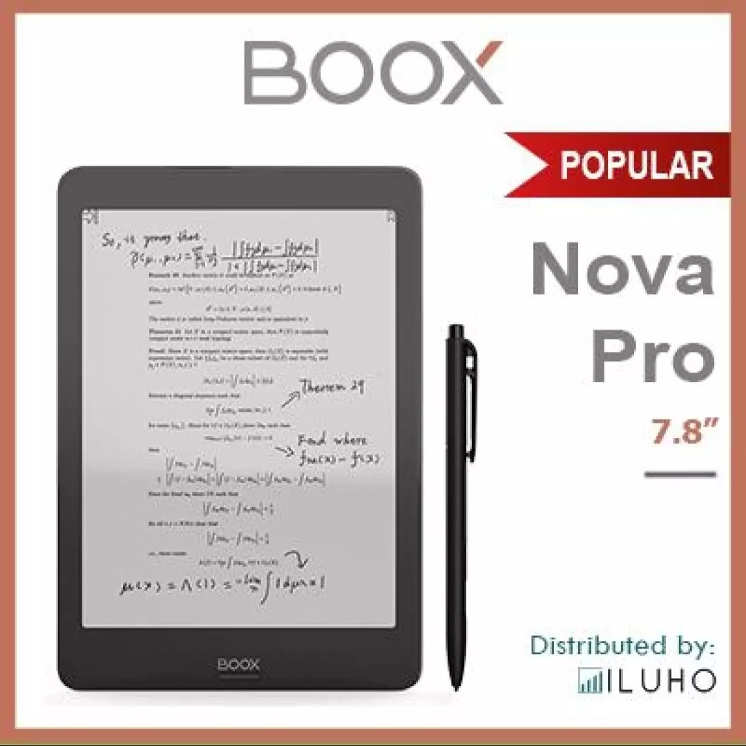 Onyx Boox Nova Pro 7.8" E-ink Reader with stylus, Mobile Phones & Gadgets, Tablets, Android on ...