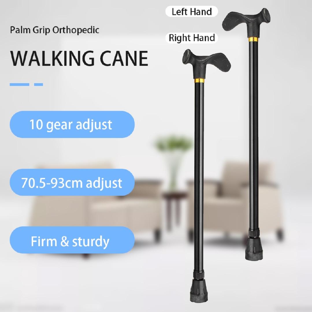 Palm Grip Orthopedic Walking Cane Ergonomic Handle Left Hand Walking ...