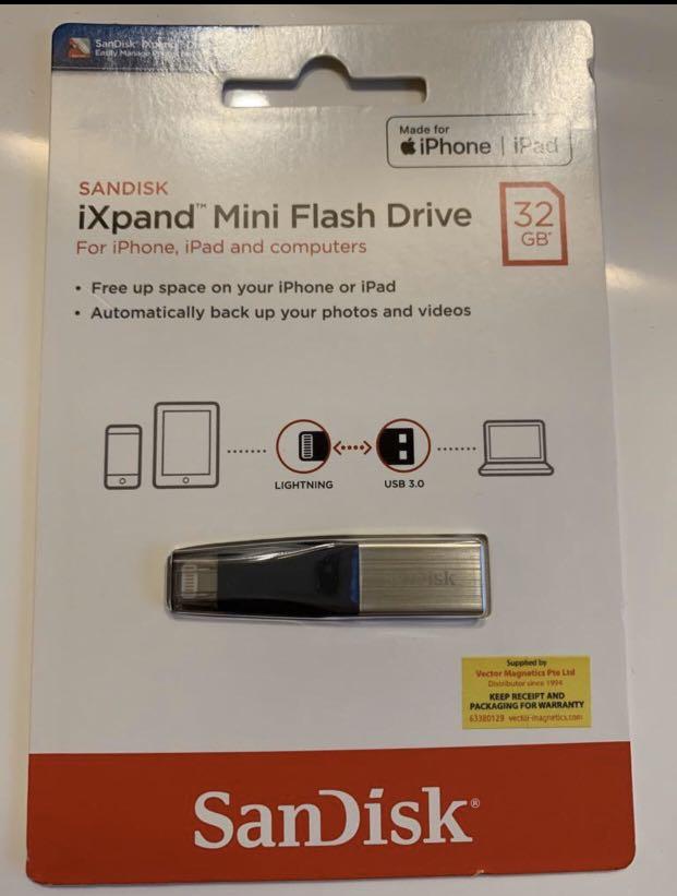 Sandisk iXpand Mini USB 3.0 Flash Drive 32 GB, Computers & Tech, Parts ...