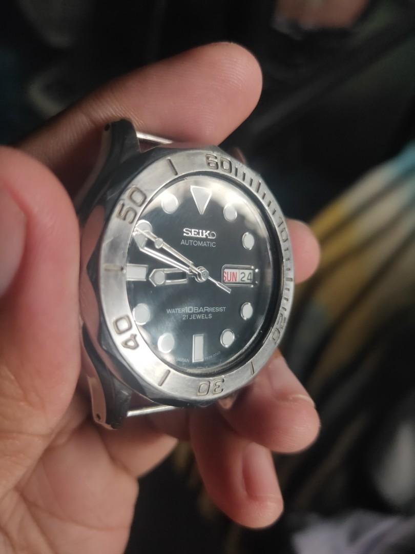 seiko automatic watch head only modded, Men's Fashion, Watches ...