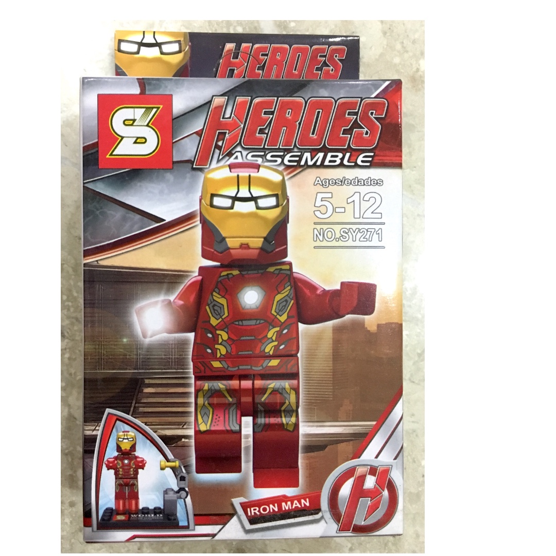 Self assemble Super Hero figurine, Hobbies & Toys, Toys & Games on ...