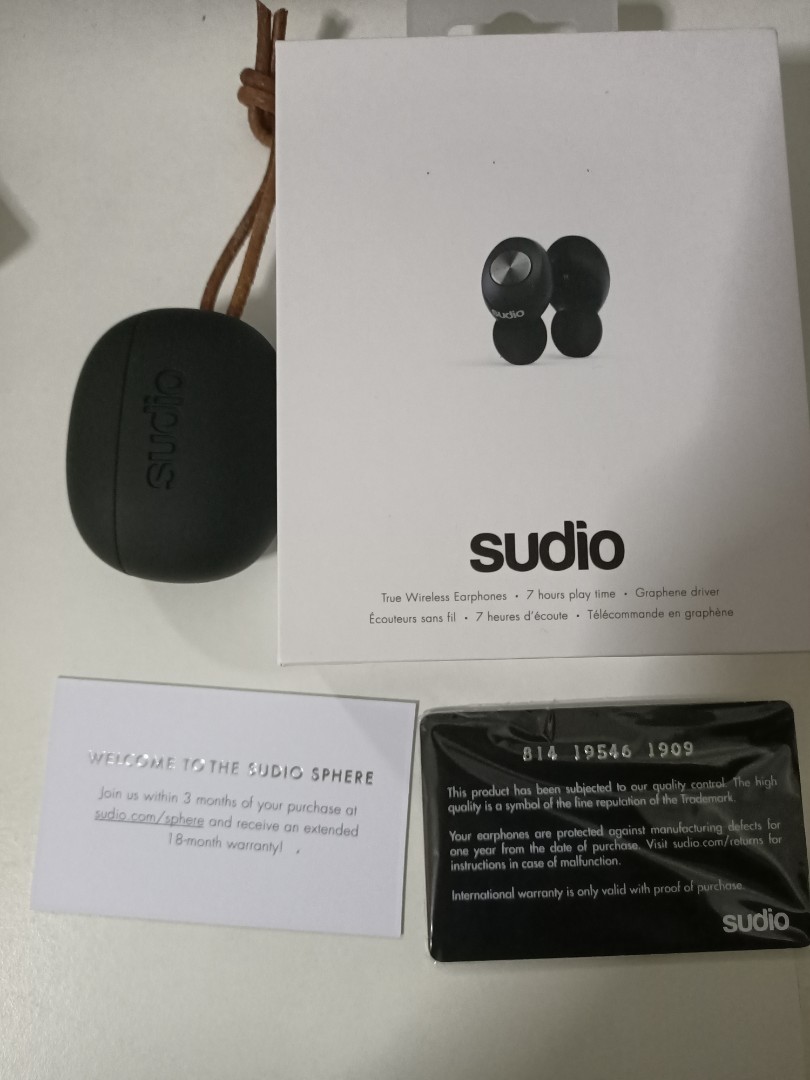 Sudio Tolv, Audio, Earphones on Carousell