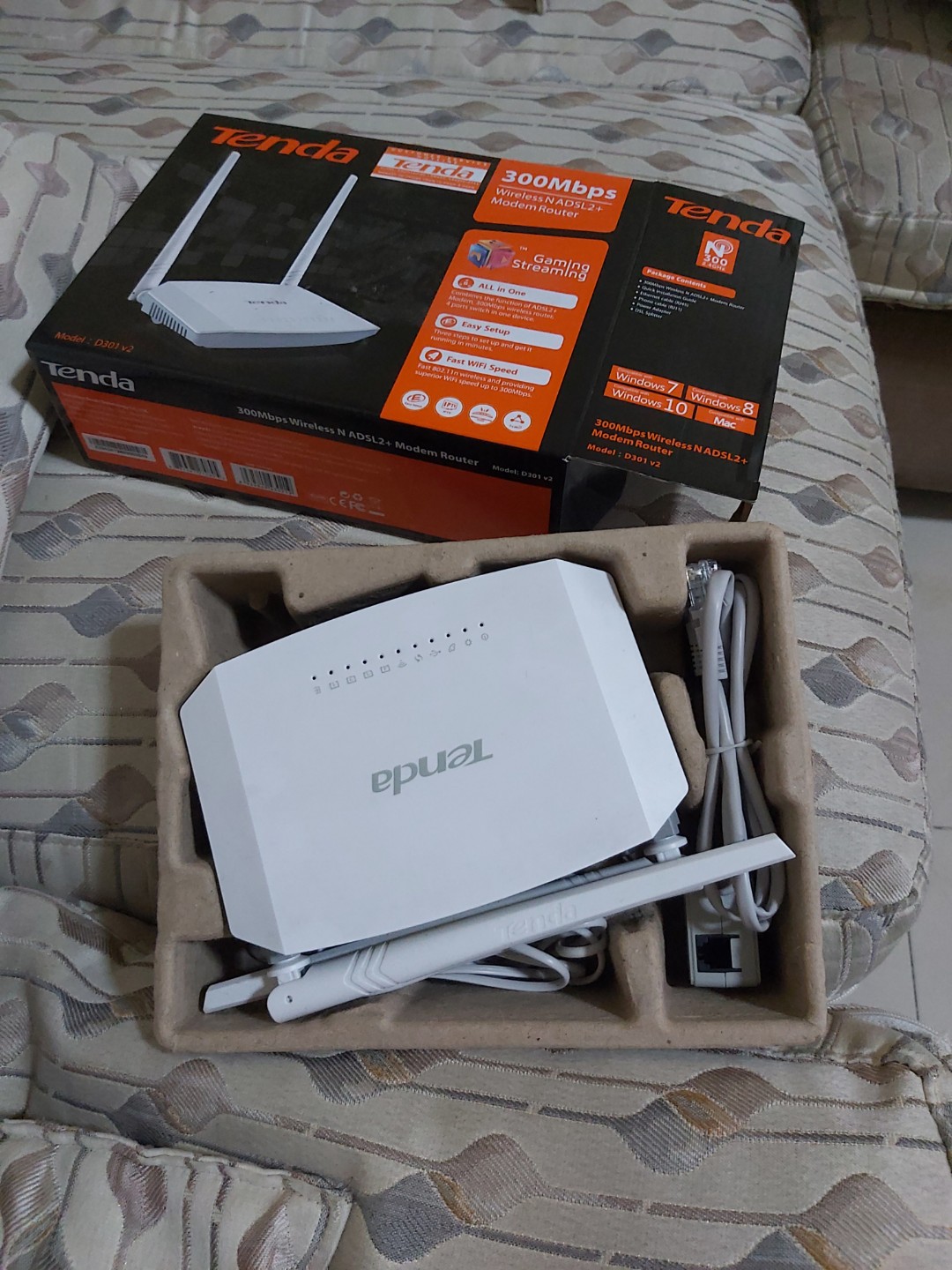 Tenda modem router, Computers & Tech, Parts & Accessories, Networking ...