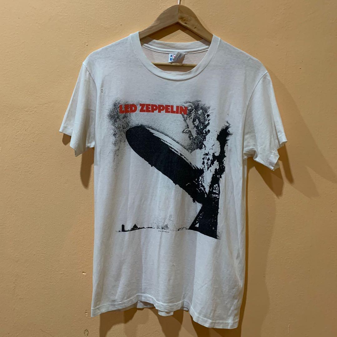 Vintage Led Zeppelin 1984 Tshirt, Men's Fashion, Tops & Sets, Tshirts ...