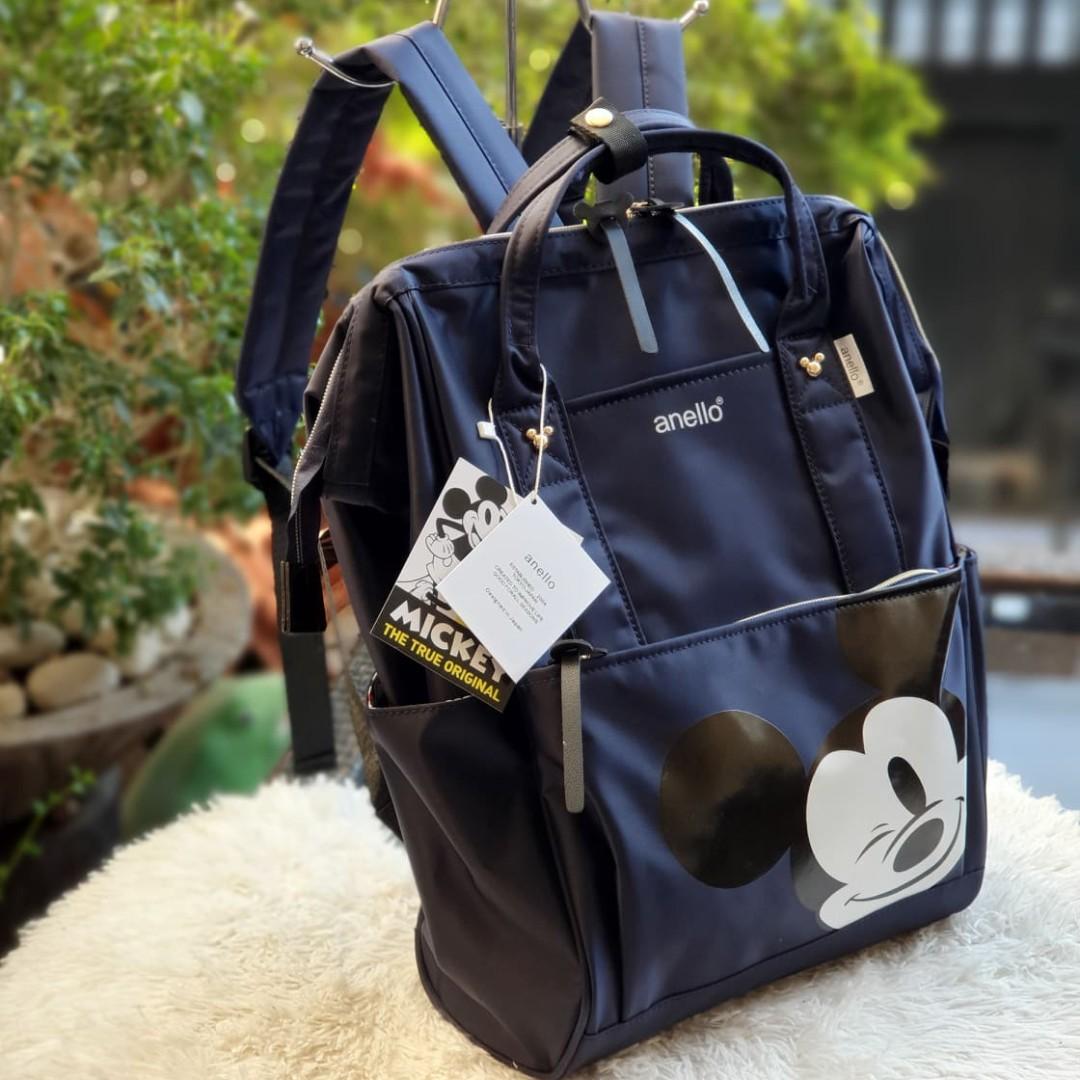 Anello Mickey Limited Edition Backpack - Graphite, Women's Fashion ...