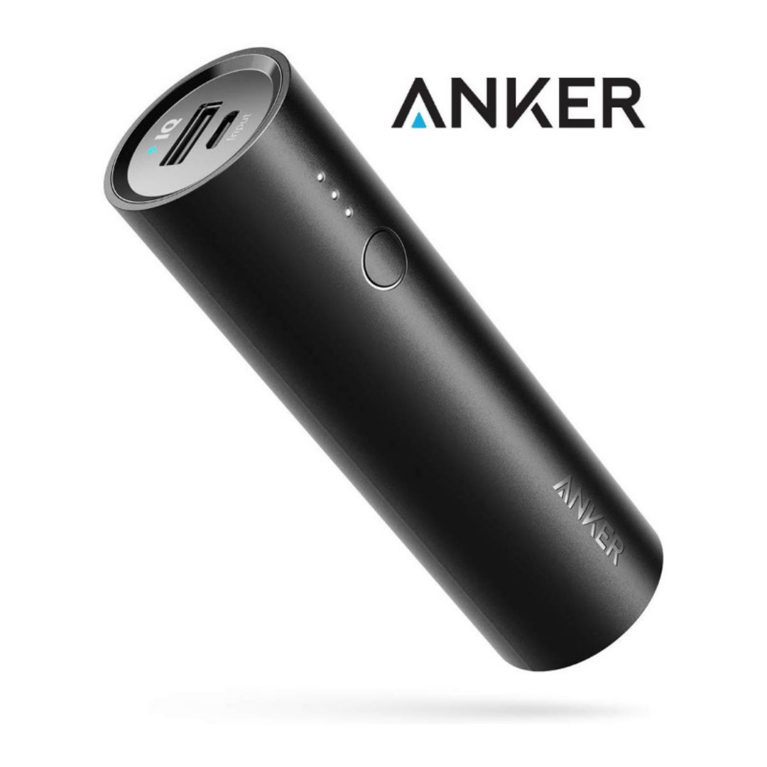 ANKER PowerCore 5000 Ultra-Compact Power Bank with Fast-Charging ...