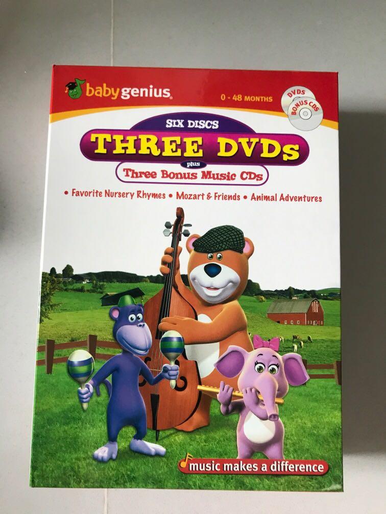 Baby Genius DVD set, Hobbies & Toys, Music & Media, CDs & DVDs on Carousell