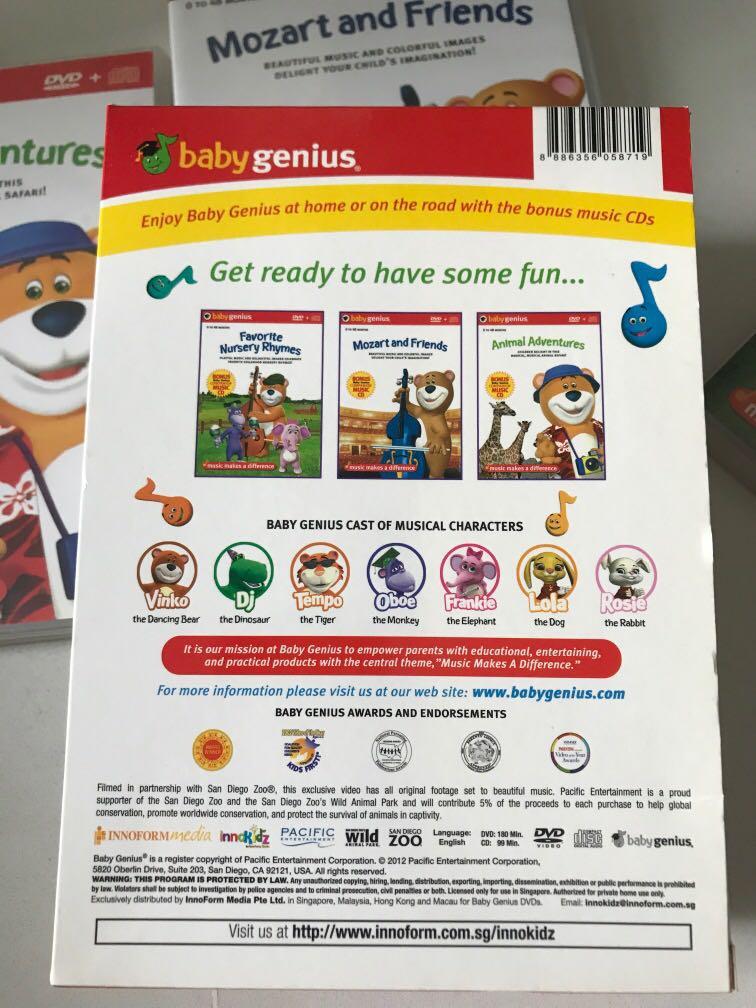 Baby Genius DVD set, Hobbies & Toys, Music & Media, CDs & DVDs on Carousell