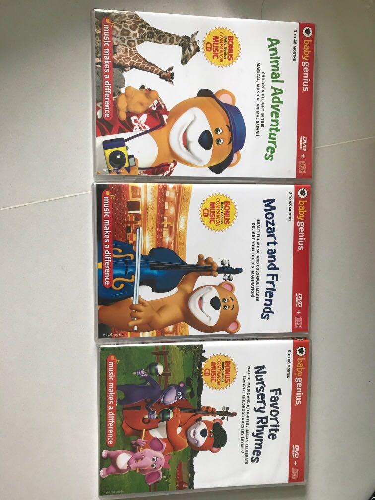 Baby Genius DVD set, Hobbies & Toys, Music & Media, CDs & DVDs on Carousell