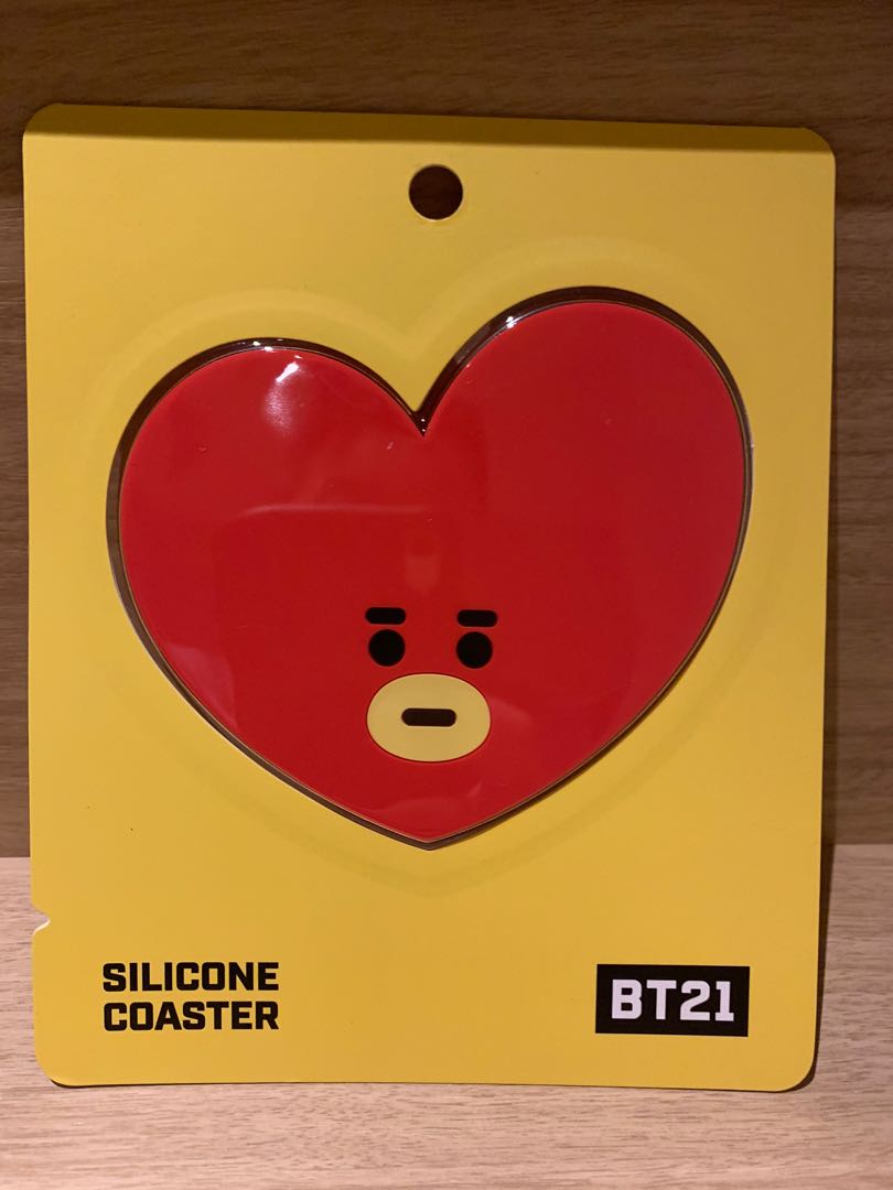 BT21 Silicone Coaster (Official Merch), Hobbies & Toys, Memorabilia ...