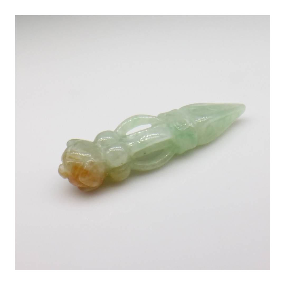 Burmese Jadeite Vajra Dagger, Vintage & Collectibles, Religious Items ...