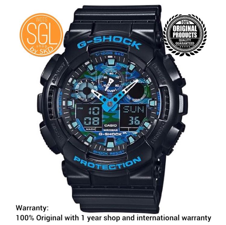 Casio G Shock Blue Series, Men's Fashion, Watches & Accessories ...