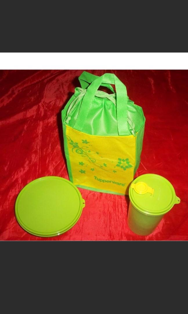 Genuine Tupperware Go Green Lunch Set, Furniture & Home Living ...