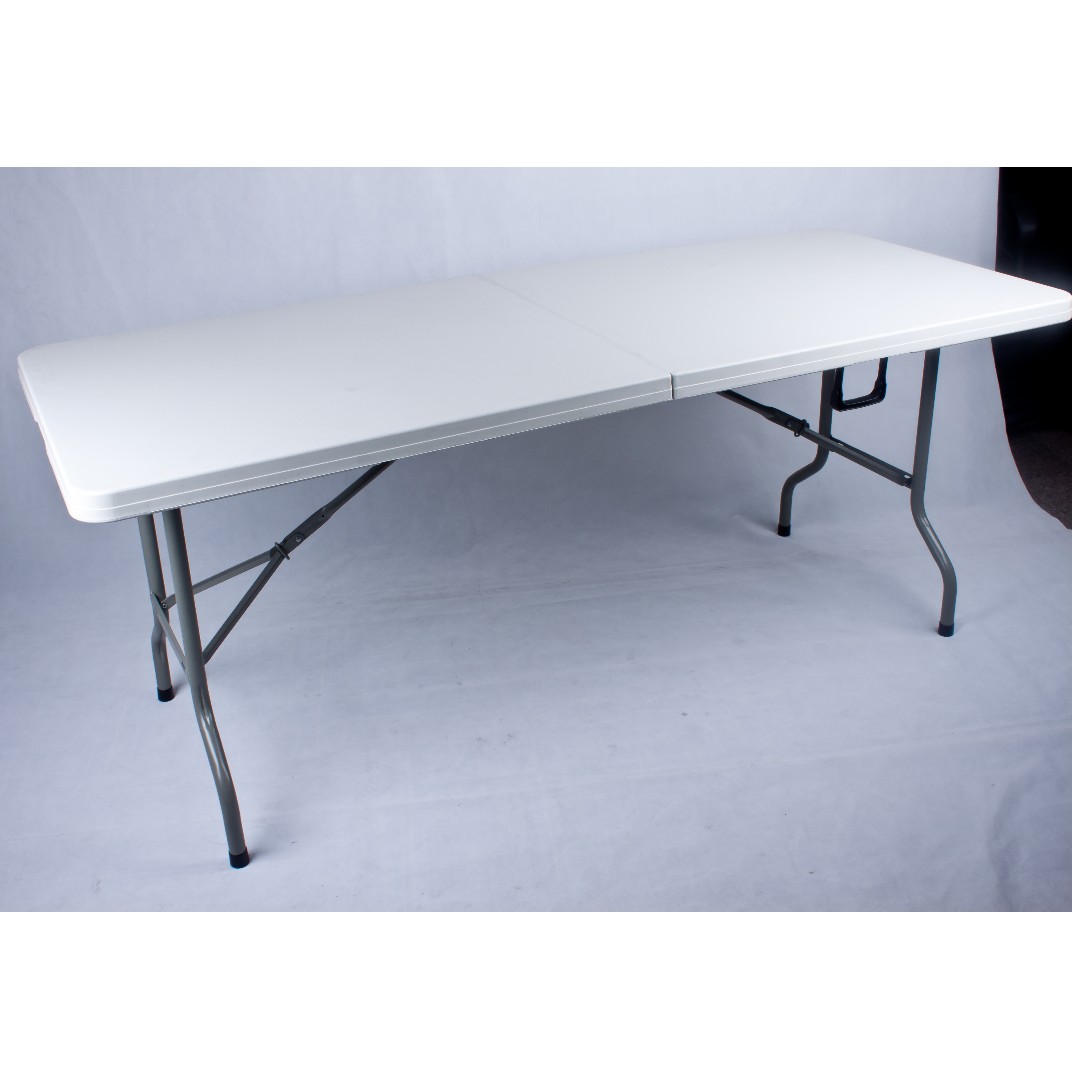 Sumo ST-7230F 72 Fold-in-Half Top Rectangular Folding Plastic Table ...